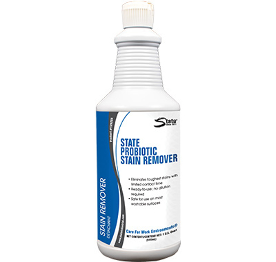State Probiotic Stain Remover - Quart (Qty 12 Per Case)